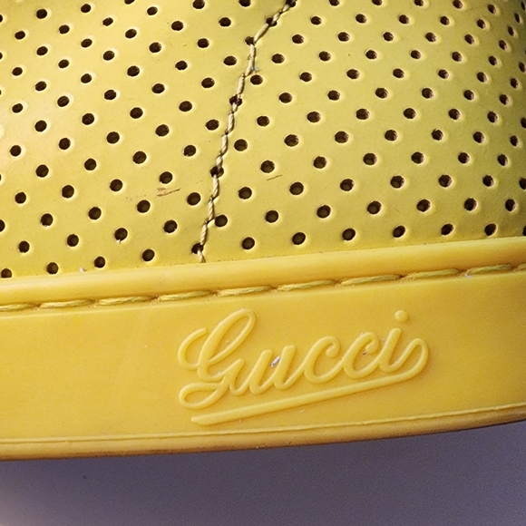 Gucci | Shoes | Men Gucci Neon Green Sneakers 95 | Poshmark